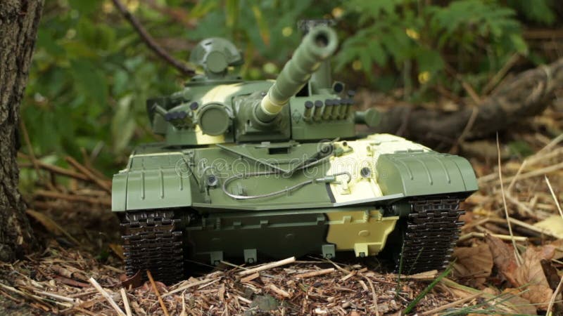 Tank T-72 Powerful Weapon Front View Stock Footage - Video of military ...
