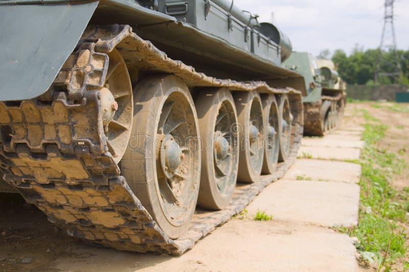Tank Tracks stock photo. Image of aggressive, cannon - 21399920