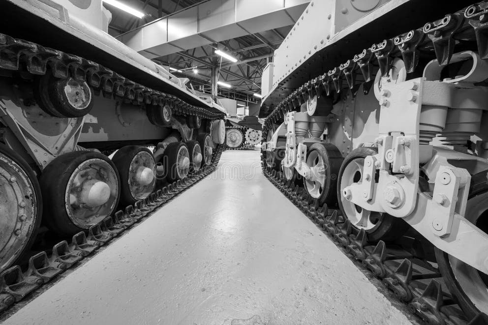 Tank tracks stock photo. Image of military, indoor, indoors - 316173856