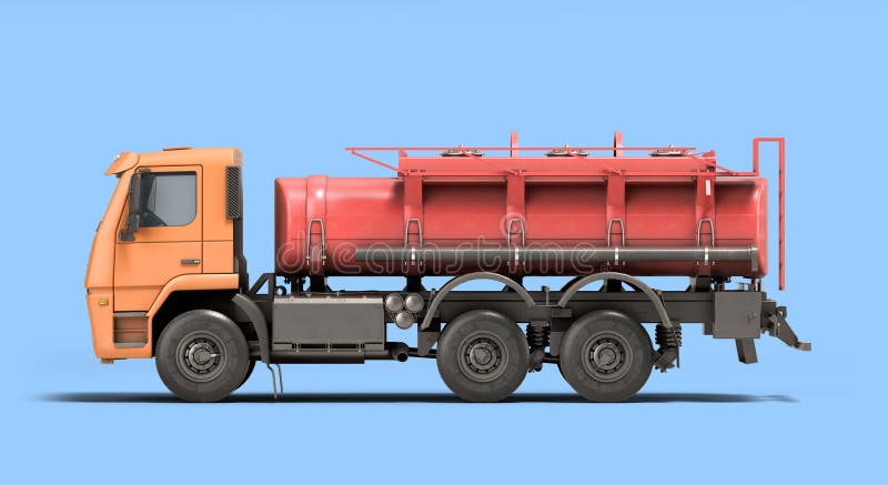 Trailer Side View Tanker Stock Illustrations – 379 Trailer Side View ...
