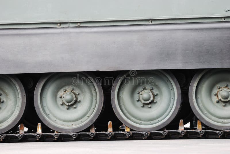 Tank Wheels stock photo. Image of road, proof, rounded - 21660292