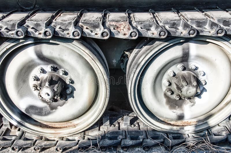 Tank Wheels stock photo. Image of armored, military, power - 66593152