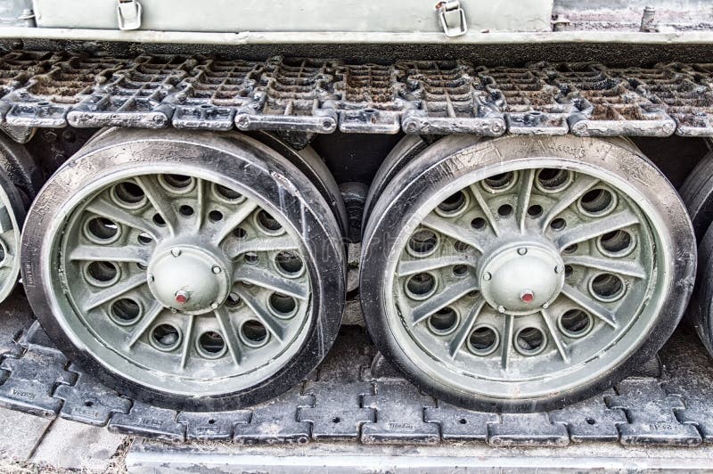 Tank Wheels stock image. Image of tread, armored, steel - 66593155
