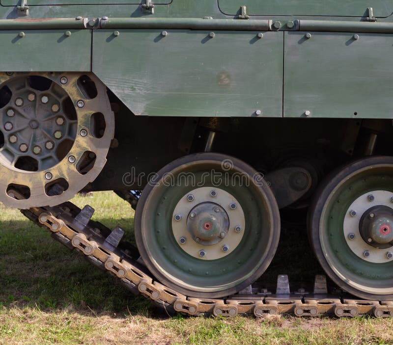 Tank wheels stock image. Image of obsolete, rugged, heavy - 44859769