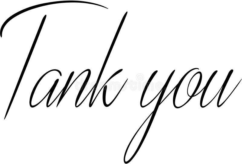 Tank you text sign stock vector. Illustration of recognition - 92746243