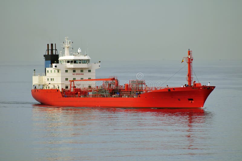 Tanker Crude Oil Carrier Ship Stock Image - Image of international ...