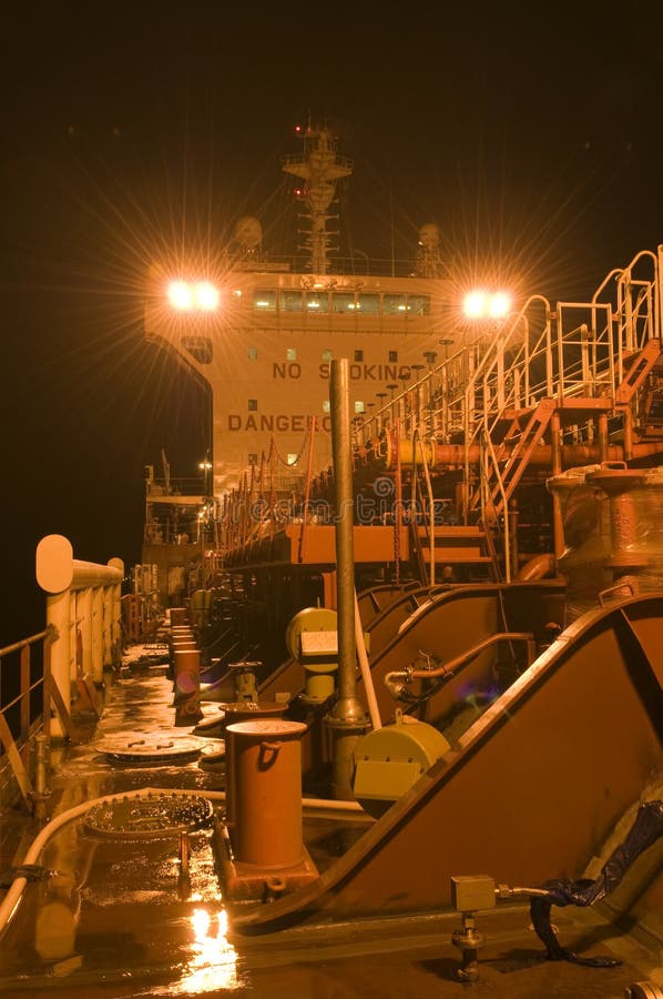 Tanker Crude Oil Carrier Ship Stock Image - Image of flag, commercial ...