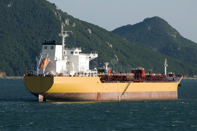 Tanker Crude Oil Carrier Ship Stock Image - Image of global, equipment ...