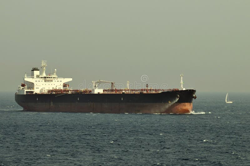 Tanker Crude Oil Carrier Ship Stock Photo - Image of drilling, energy ...