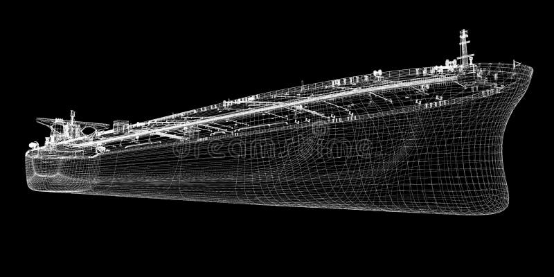 Tanker Crude Oil Carrier Ship Stock Photo - Image of industries ...