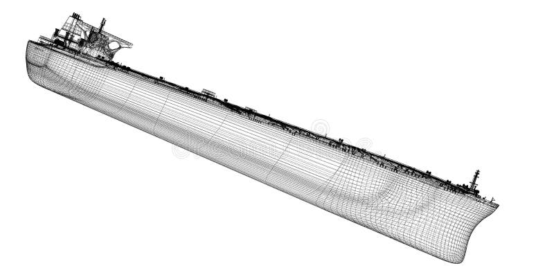 Tanker Crude Oil Carrier Ship Stock Photo - Image of natural, structure ...