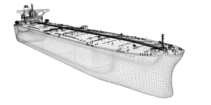 Tanker Crude Oil Carrier Ship Stock Photo - Image of shipping, ships ...