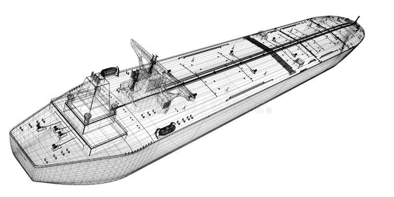 Tanker Crude Oil Carrier Ship Stock Image - Image of shipping, cargo ...