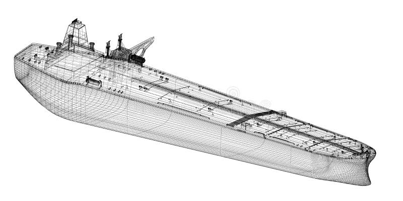 Tanker Crude Oil Carrier Ship Stock Photo - Image of mining, fossil ...