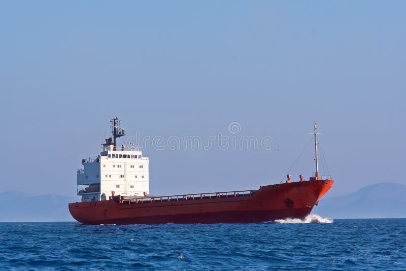 Tanker sailing in the sea stock photo. Image of nautical - 24596674