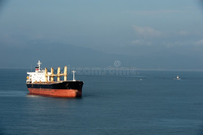 Tanker sailing in the sea stock photo. Image of outdoor - 7830882