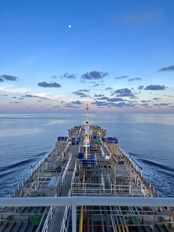 Tanker Ship in the Java Sea Stock Image - Image of channel, tanker ...
