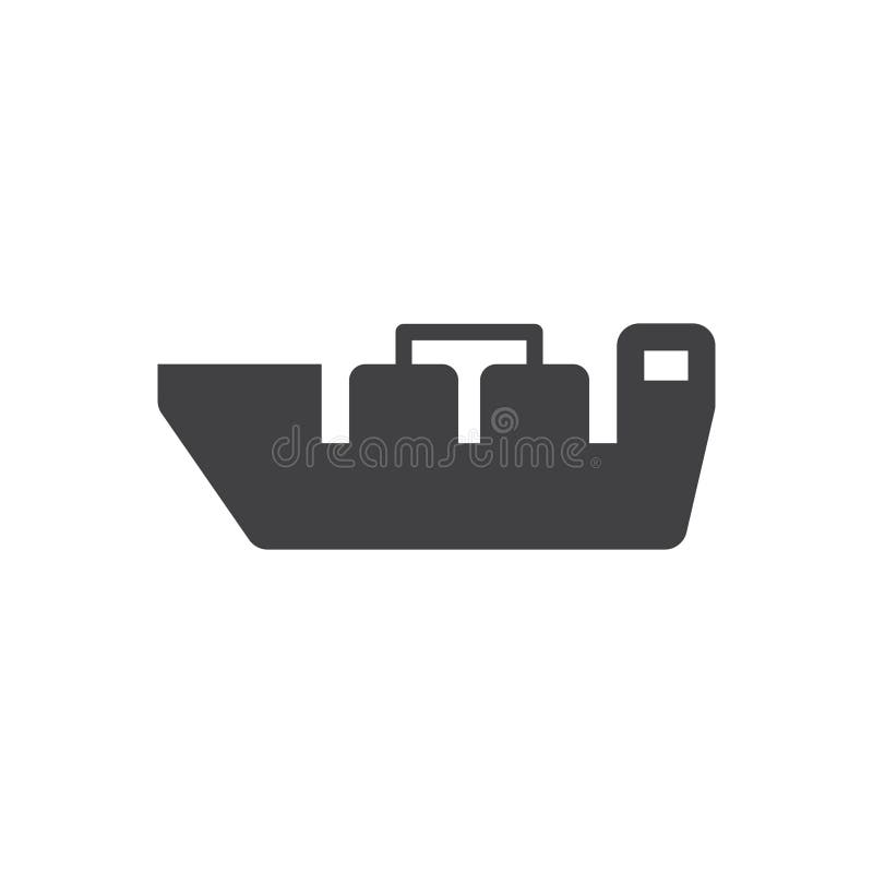 Tanker Ship - Oil Ship Icon Stock Vector - Illustration of boat, tanker ...