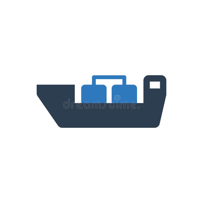 Tanker Ship - Oil Ship Icon Stock Vector - Illustration of sign ...