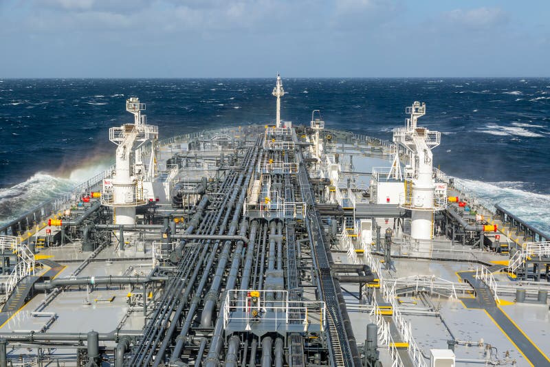 Tanker Ship in the Open Sea Stock Photo - Image of ocean, deck: 72267684