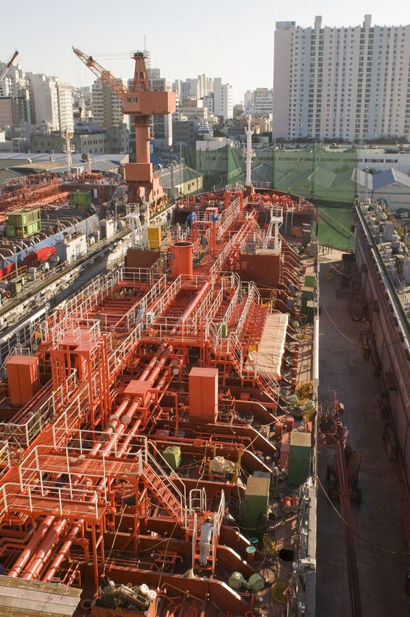 Building tanker stock photo. Image of dock, construct - 16573012