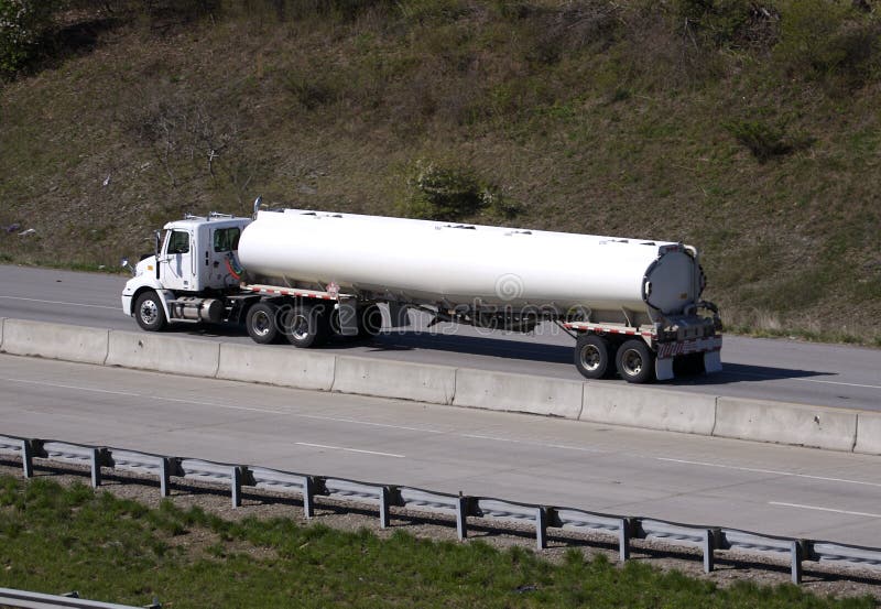 Tanker Truck stock image. Image of freight, speed, deliver - 722915