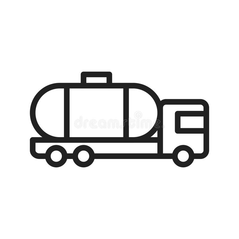 Tanker Truck Icon Vector Image. Stock Vector - Illustration of icon ...