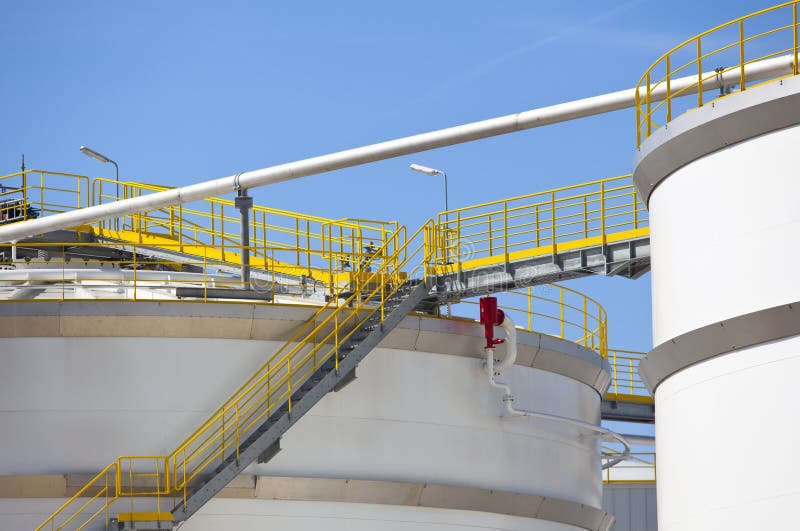 Tanks stock image. Image of reserve, round, petroleum - 14434711