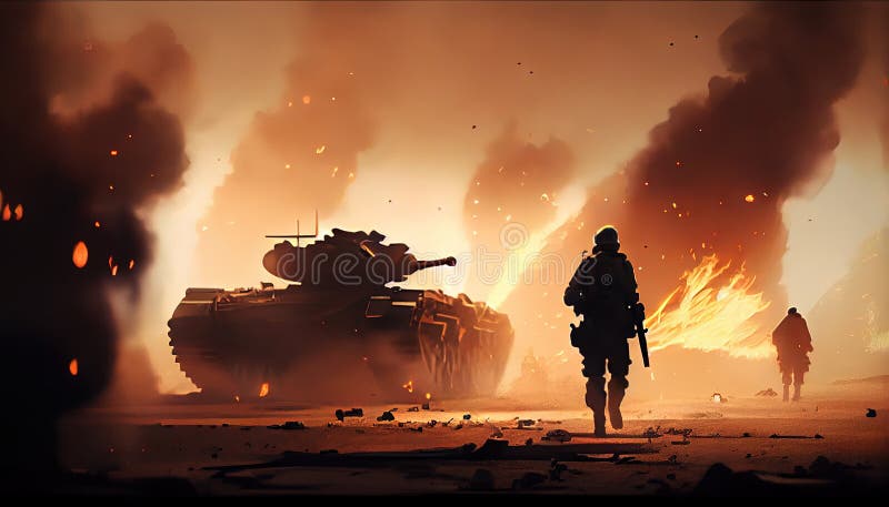 War Battlefield Background