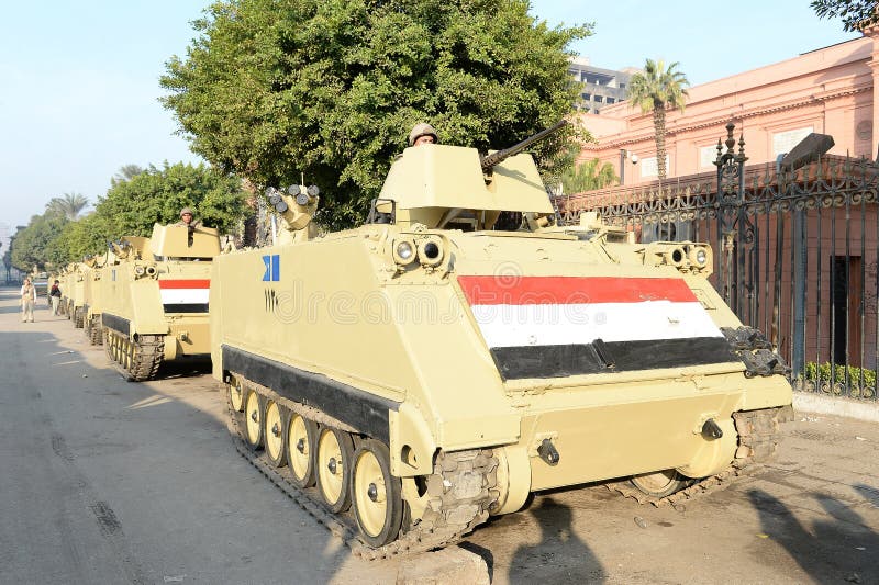 Tanks in Cairo,Egypt editorial stock image. Image of revolution - 37006679