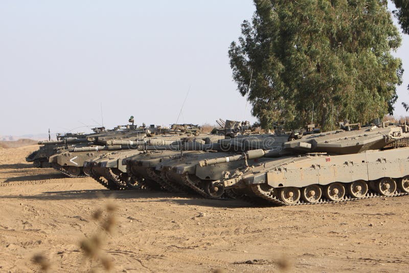 Turret of Israeli Merkava stock photo. Image of shooting - 2266014