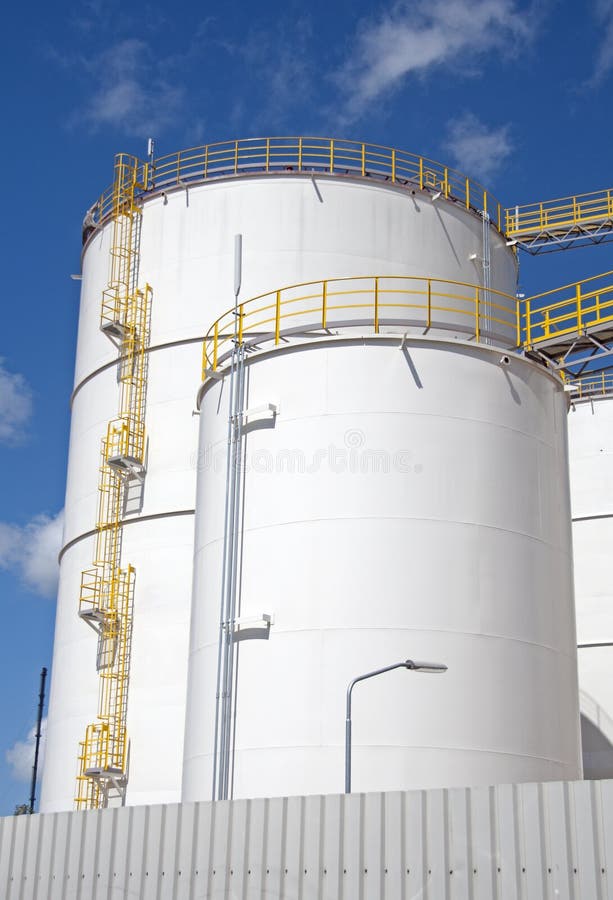Tanks in the dutch harbour stock photo. Image of pipe - 22412184