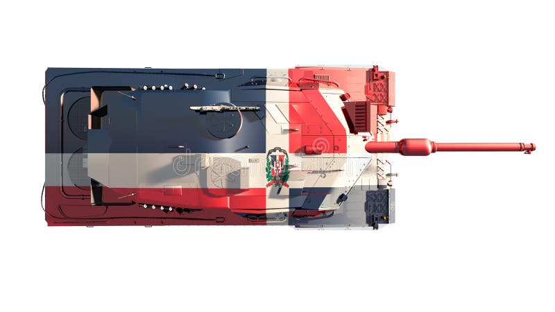 Tanks painted with flag stock illustration. Illustration of army ...