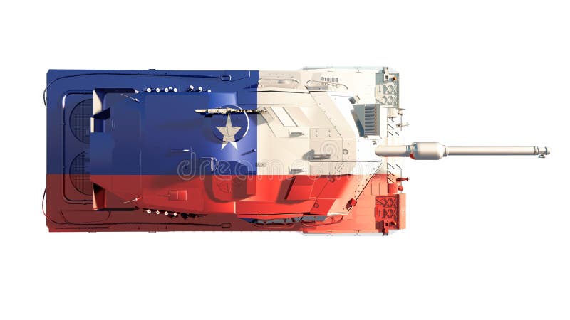 Tanks painted with flag stock illustration. Illustration of light ...