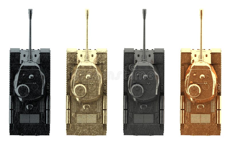 Tanks. top view stock illustration. Illustration of gold - 65438242