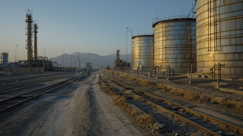 Tanks on Train Track, Suitable for Military or Transportation Concepts ...