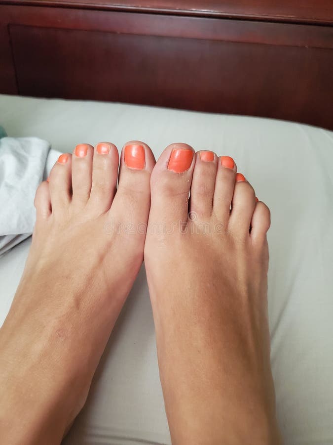 Tanned Feet on the Hot Sand Stock Image - Image of reflection ...