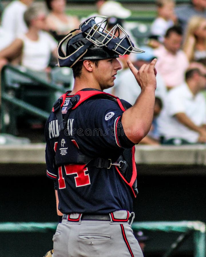 Tanner Murphy, Rome Braves editorial stock image. Image of carolina ...