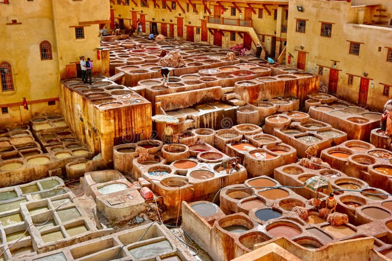 1,708 Leather Tanning Fez Morocco Stock Photos - Free & Royalty-Free ...