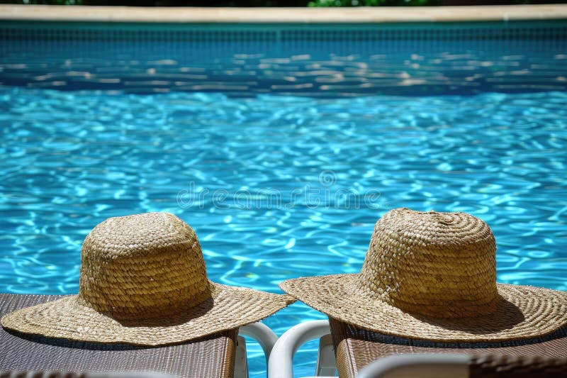 Tanning by the Swimming Pool in Indoor Stock Photo - Image of poolside ...