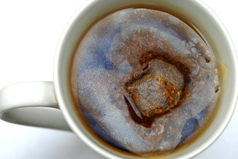 Tannins Released on a Surface of a Cup of a Fruit Tea Made of a Tea Bag ...