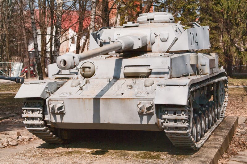 Panzer-4, Tanque De Guerra Do Nazi WW-2. Fotografia Editorial - Imagem ...