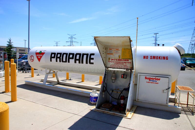 Tanque de propano foto editorial. Imagem de confinado - 19982141