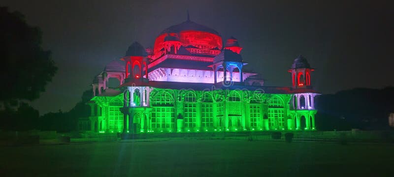 Tansen Temple, Tiranga, Lighting, Gwalior Stock Image - Image of tansen ...