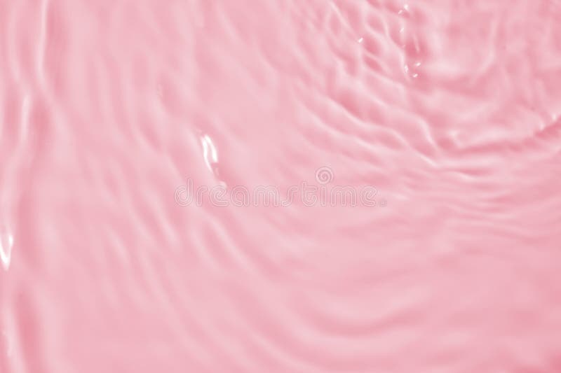 Tansparent Water Shadow Surface Texture Natural Ripple on Pink ...