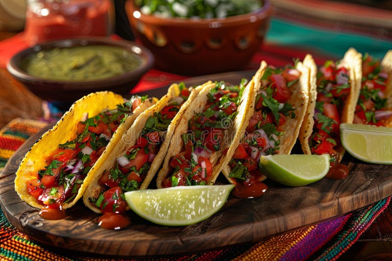 Tantalizing Taco Sauces Bursting Flavors and Indulgent Drips Stock ...