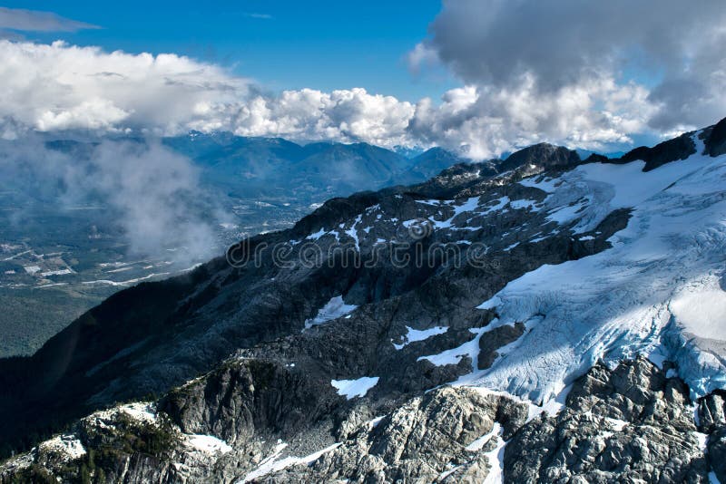 Tantalus Mountains stock image. Image of cliffs, trees - 82841525