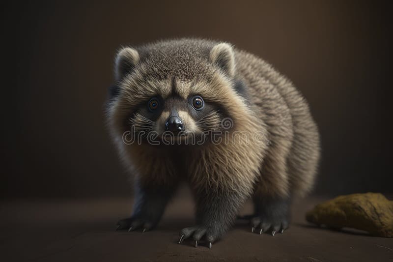 Tanuki. Generative AI stock illustration. Illustration of view - 270118804