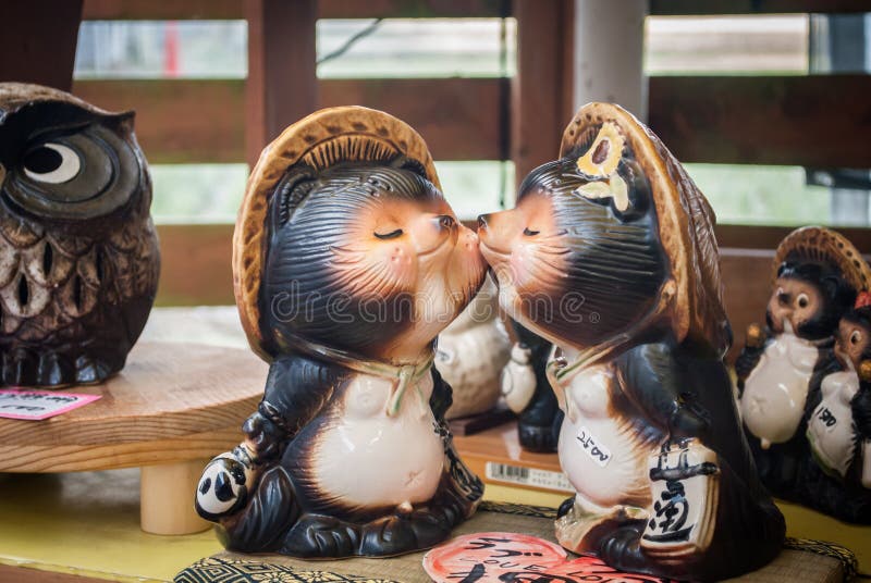 Happy tanuki stock vector. Illustration of tanuki, doll - 22855559