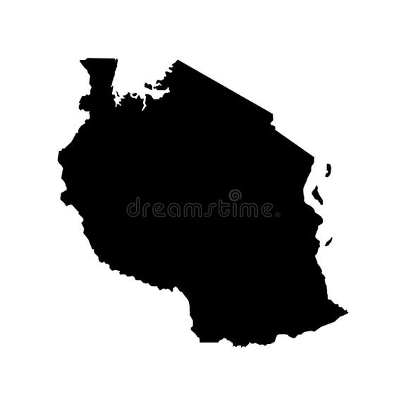 Tanzania map icon stock illustration. Illustration of cartography ...